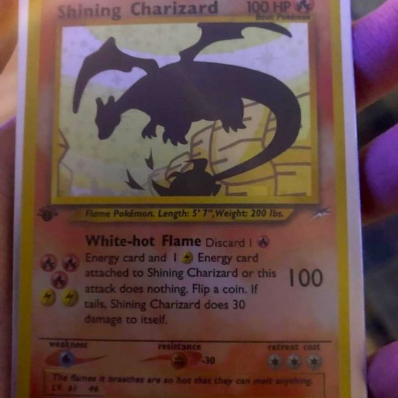 Pokemon | Toys | First Edition Shiny Charizard | Poshmark